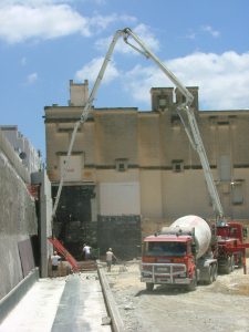 Concrete Pumping - Ballut Blocks